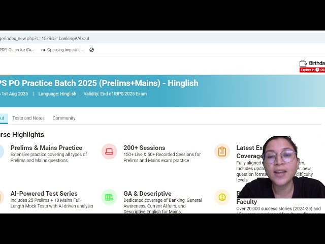 OliveBoard | IBPS PO Practice Batch 2025 (Prelims+Mains) - Hinglish